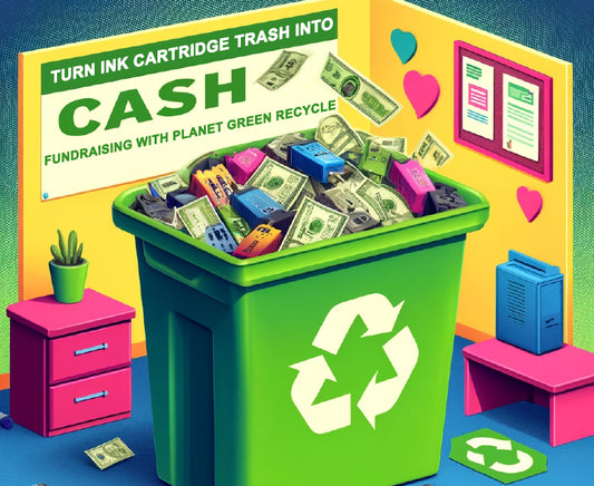 How to Turn Trash into Cash: Fundraising with Ink Cartridge Recycling