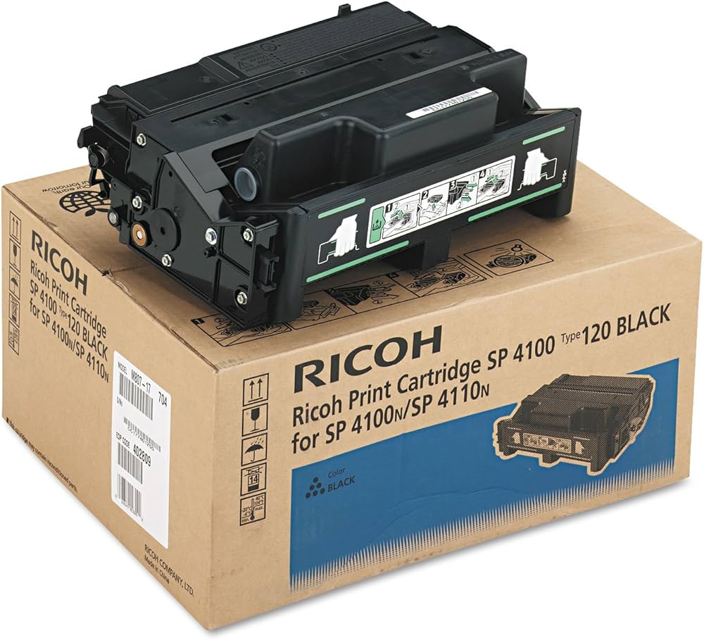 Origianl Ricoh SP 4100 TYPE 120 High Yield Black Toner Cartridge, 4069